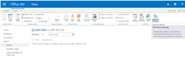 Create a List Item in SharePoint Online / Office 365 using Nintex Workflow